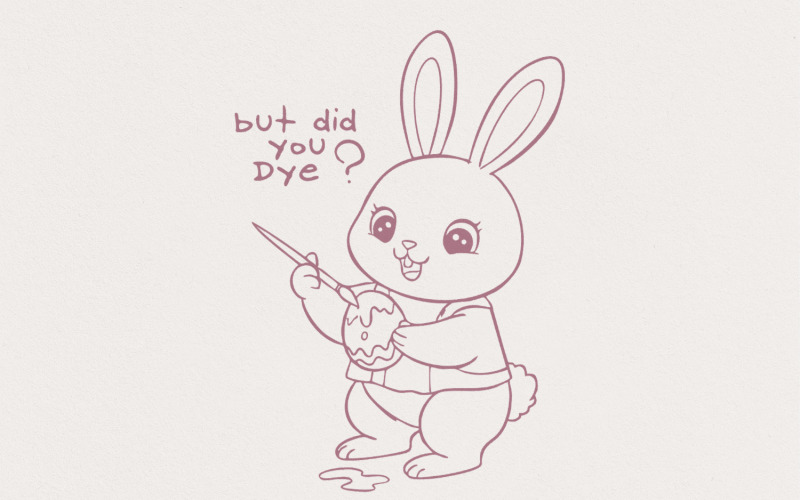 Did You Dye PNG, Vintage Easter Bunny PNG Sublimation Design, Retro ...