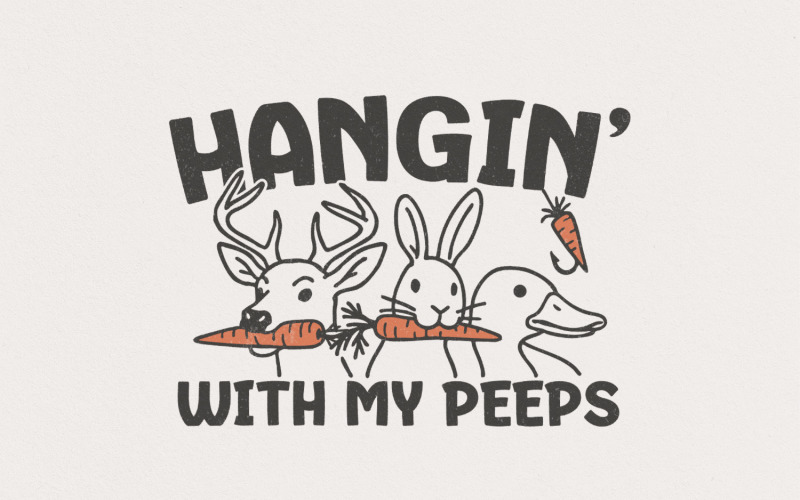 Hangin' with My Peeps PNG, Digital Download, Easter PNG, Easter ...