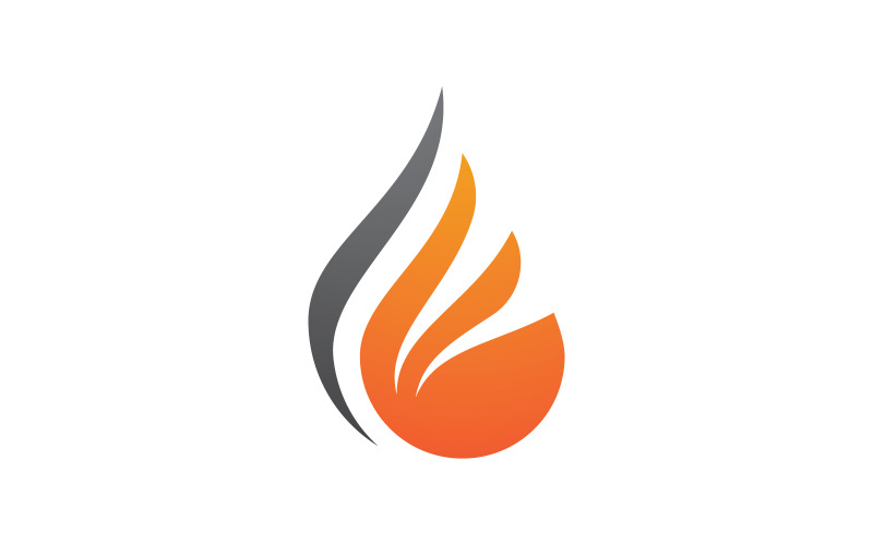 Flames Logo icon illustration vector design template v.51