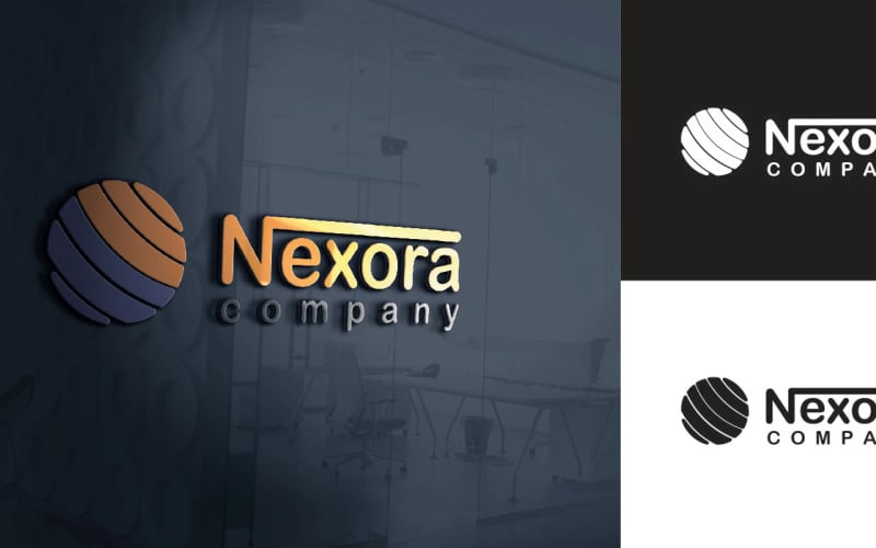 Techno logo Nexora Template X #513308 - TemplateMonster