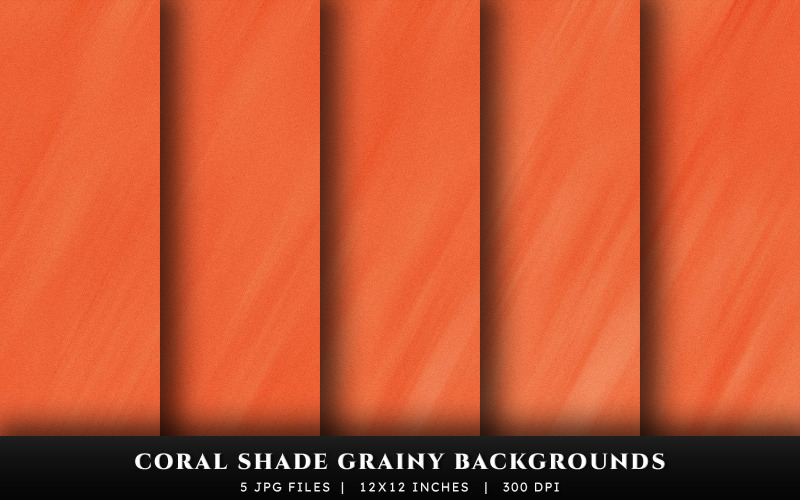 Coral Shade Grainy Texture Backgrounds - TemplateMonster