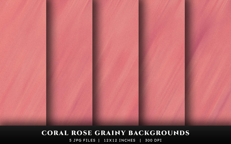 Coral Rose Grainy Texture Backgrounds - TemplateMonster