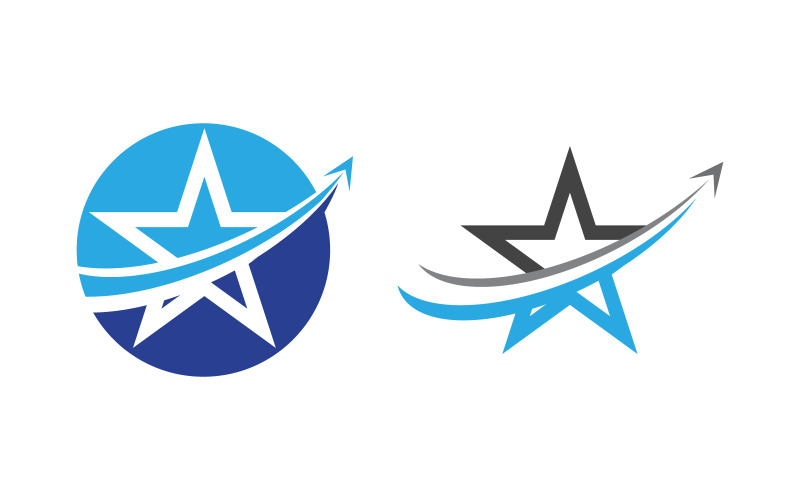Conception de logo Star Speed Concept Logo Illustration v.1