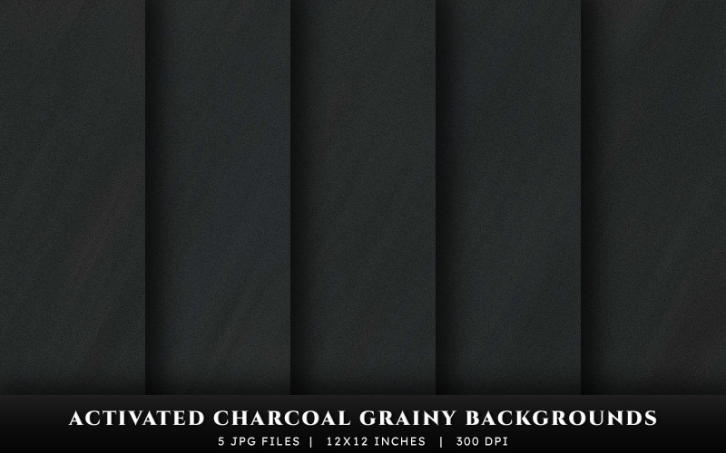 Activated Charcoal Grainy Texture Backgrounds