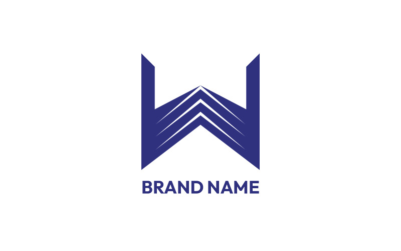 W Letter Logo Design Concept Templates - TemplateMonster