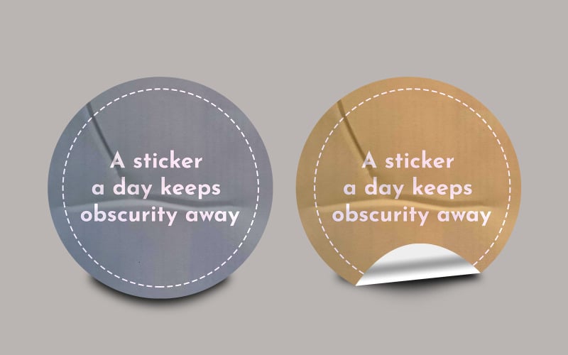 Sticker Mockup PSD Template Design 67 - TemplateMonster