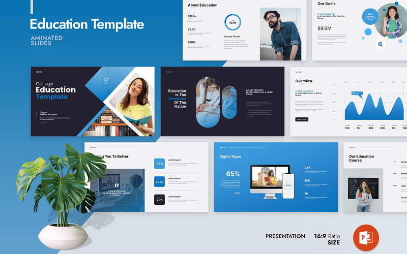 Education Presentation Template Design 2025 - TemplateMonster