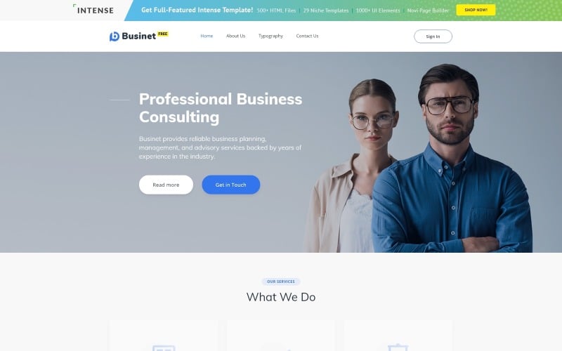 Kostenlose HTML-Website-Vorlagen | TemplateMonster