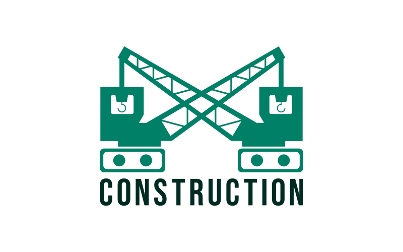 Construction Machinery Logo Design #517999 - TemplateMonster
