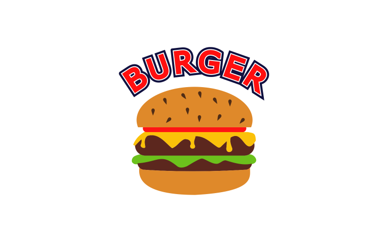 Creative Burger Logo Design #518139 - TemplateMonster