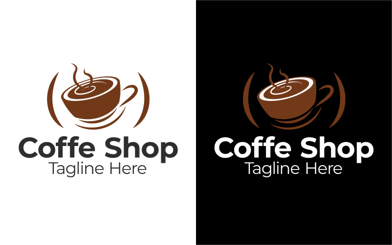 Coffe Logo Design Concept #518616 - TemplateMonster