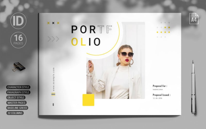 Portfolio Template_InDesign #519244 - TemplateMonster