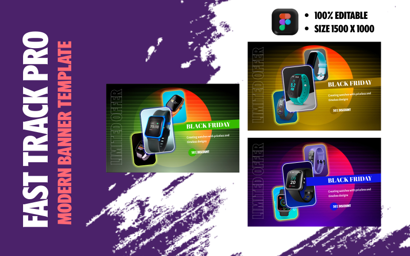 Fasttrack Pro Безкоштовний шаблон сучасного банера для веб сайту в ландшафтному дизайні