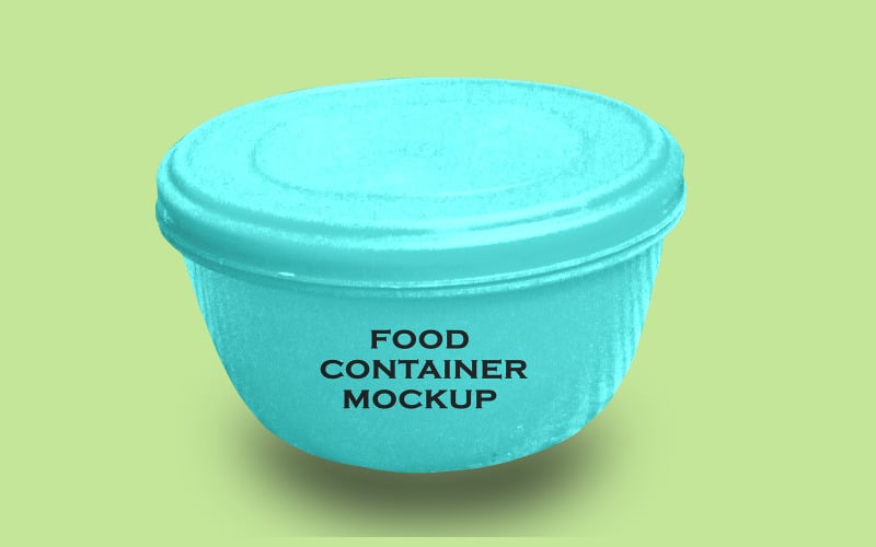 Food Container Mockup PSD Template Design 2 - TemplateMonster