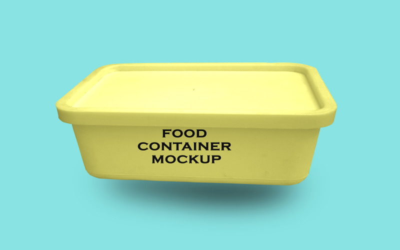 Food Container Mockup PSD Template Design 3 - TemplateMonster