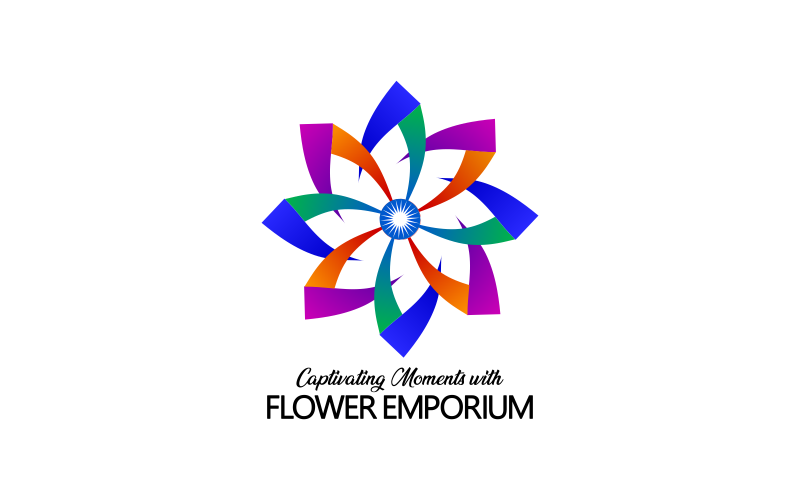 Modèle de logo de fleur créative #519933 - TemplateMonster