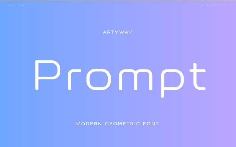 Rounded Geometric Modern Font #520475 - TemplateMonster