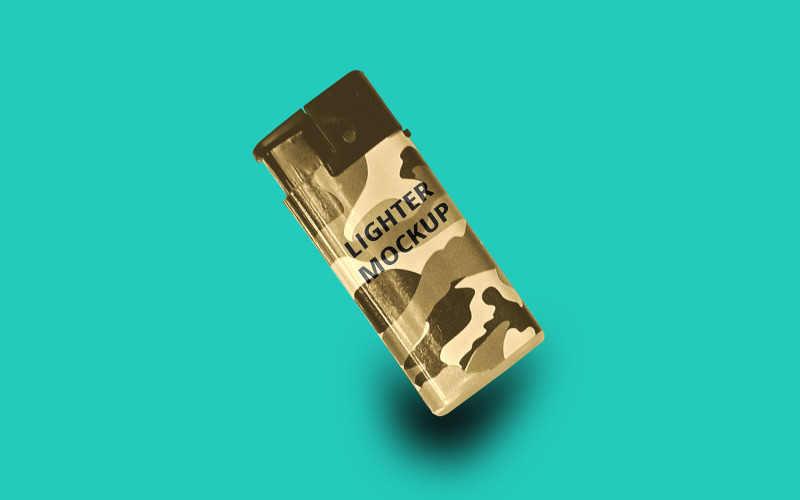 Lighter Mockup PSD Template Design 1 - TemplateMonster