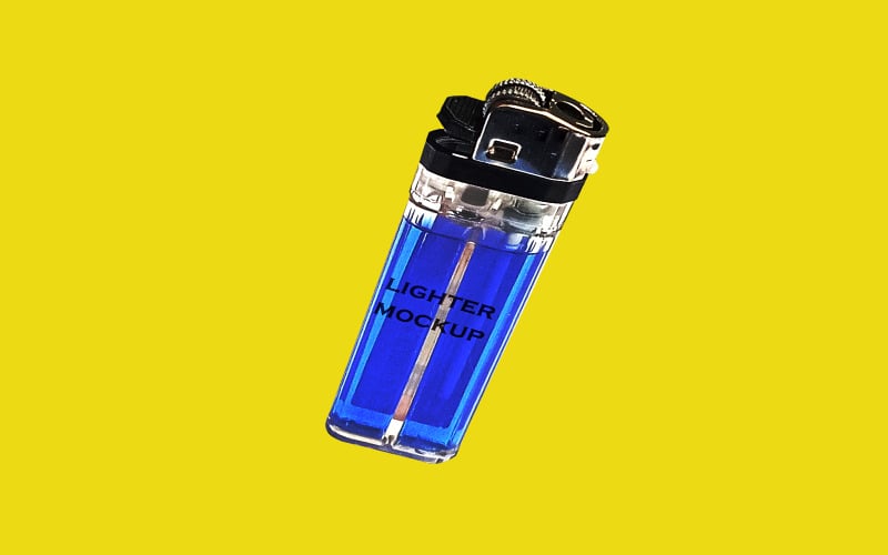 Lighter Mockup PSD Template Design 3 - TemplateMonster