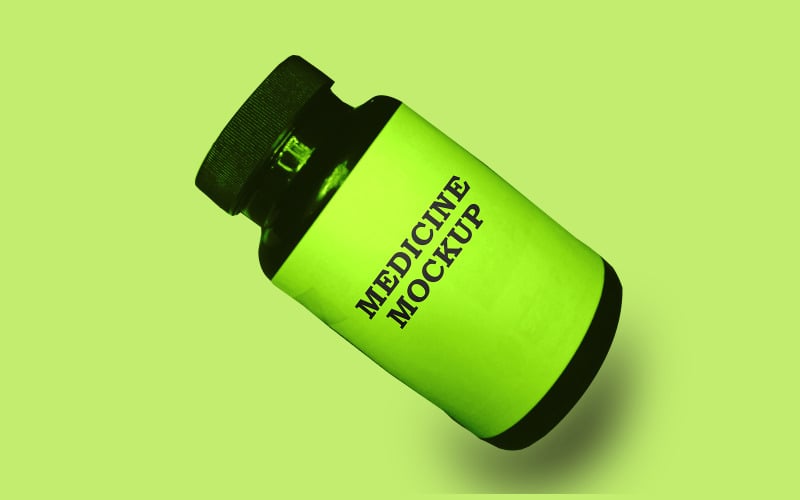 Medicine Mockup PSD Template Design 8 - TemplateMonster