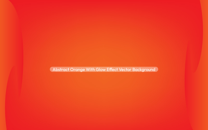 Abstract Orange With Glow Effect Vector Background