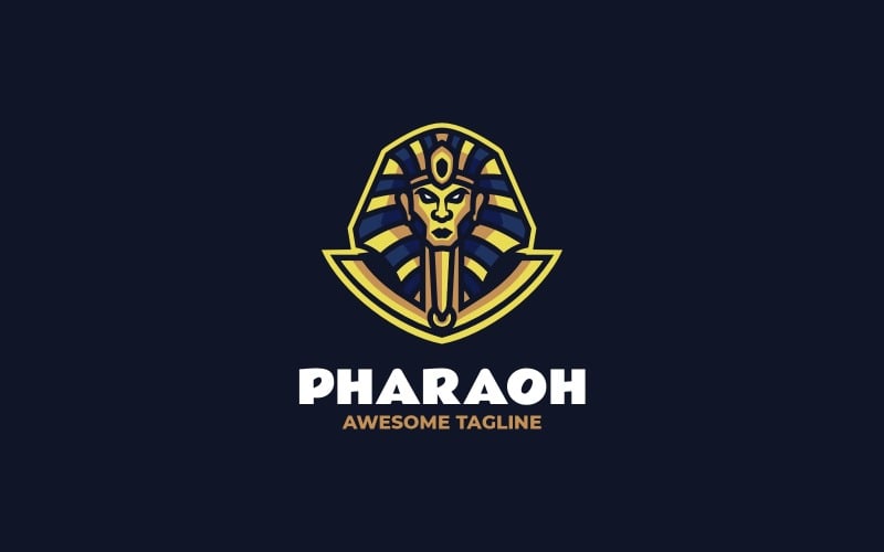 Pharaoh Mascot Logo Design #522917 - TemplateMonster