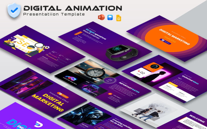 Digital Animation Bundle Template #523135 - TemplateMonster