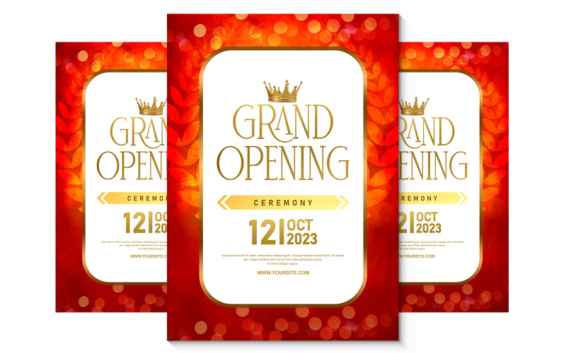 Grand Opening Creative Poster #523121 - TemplateMonster