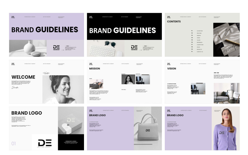 Modèles de directives de marque DEHA - TemplateMonster