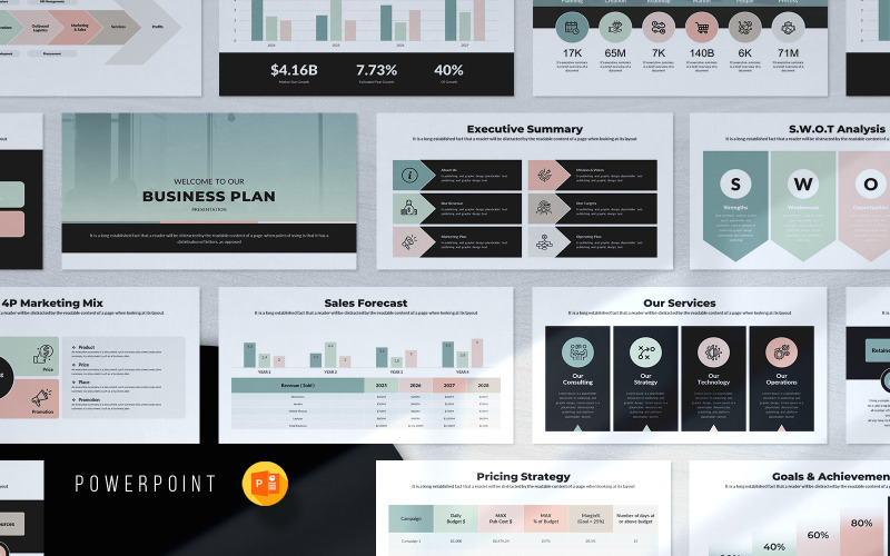 The Business Plan_Presentation Template - TemplateMonster