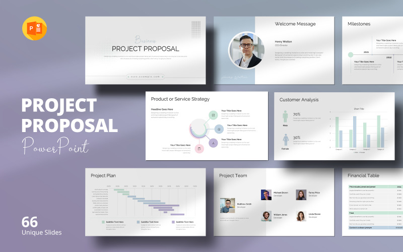 Modèle PowerPoint de proposition de projet professionnel - Gagnez plus ...