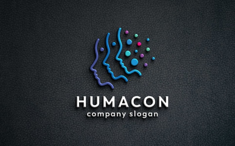 Human Connect System Logo #524832 - TemplateMonster