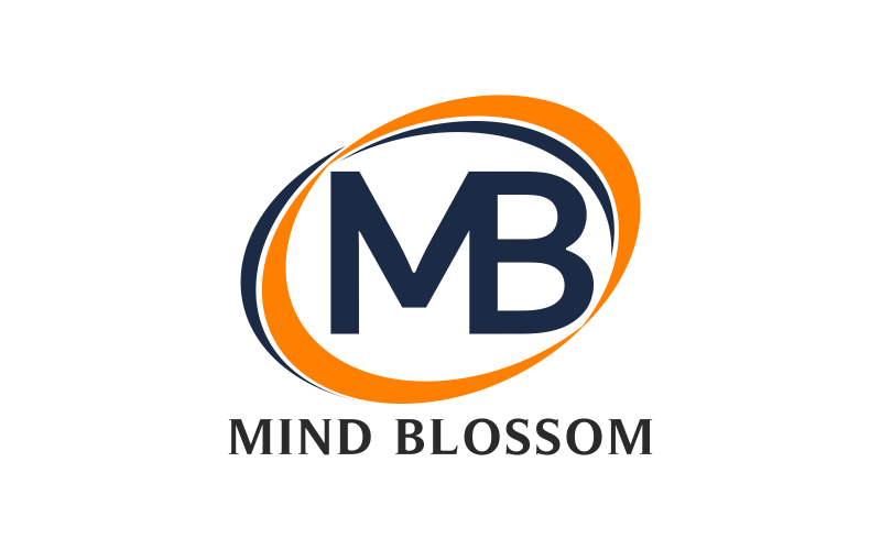 Logotipo de diseño creativo con letra MB - TemplateMonster