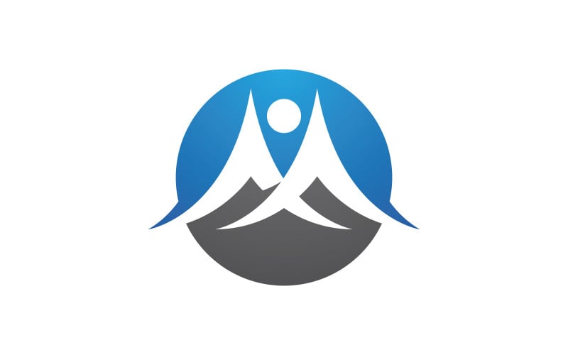Healthy life Human fit sport logo sign illustration v.275