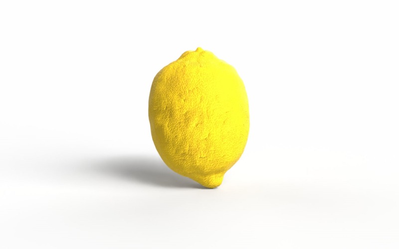Lemon Fruit Lowpoly 3D Model #526476 - TemplateMonster
