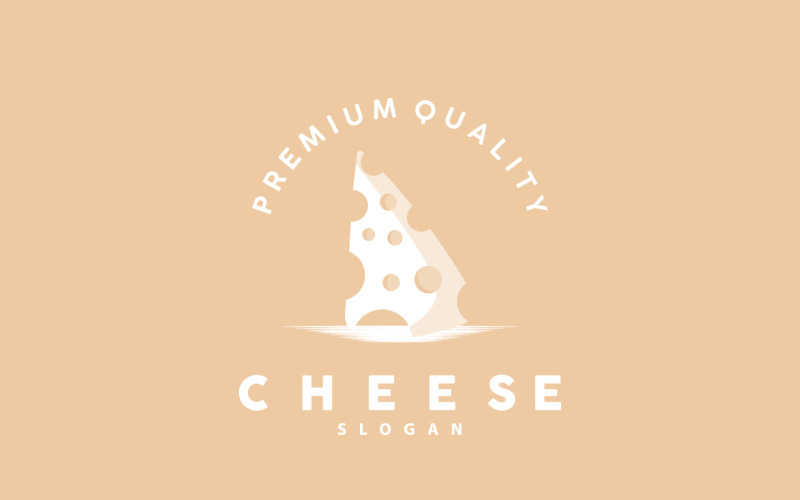 Cheese Logo Cute Cheese Rustic Retro V5 - TemplateMonster