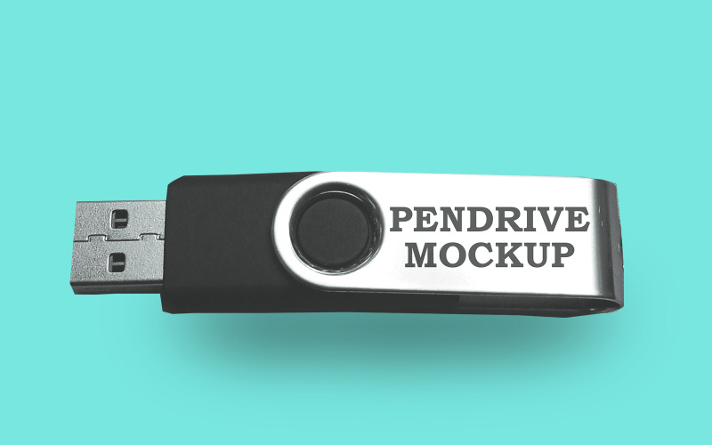 Pendrive Mockup PSD Template Design 3 - TemplateMonster