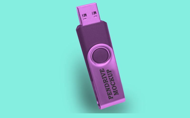Pendrive Mockup PSD Template Design 8 - TemplateMonster
