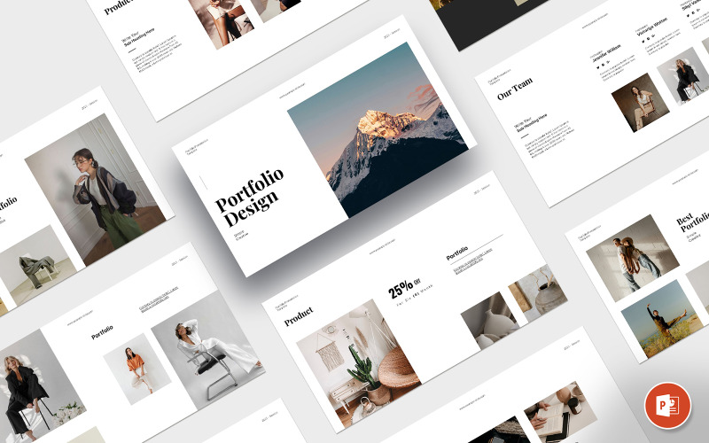 The Portfolio Powerpoint Presentation Template