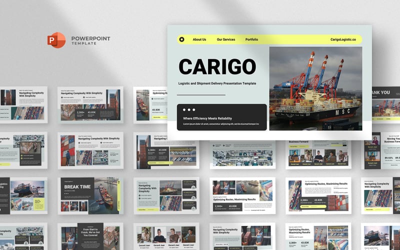 Carigo - Logistics & Transportation Powerpoint Template