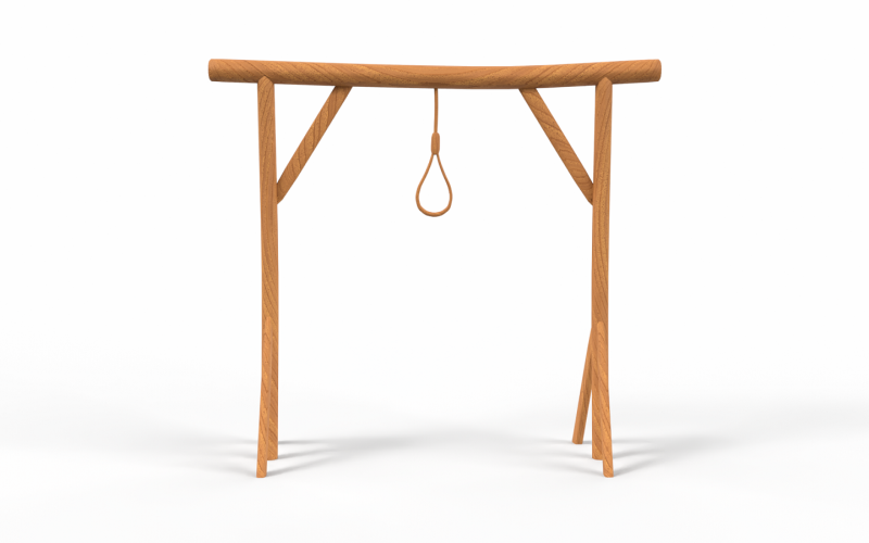 Gallow Object Lowpoly 3D Model #529465 - TemplateMonster