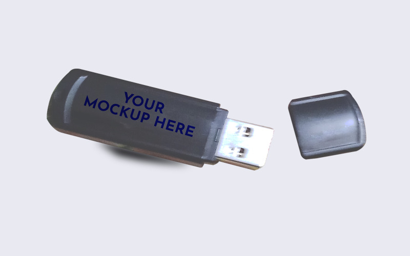 Pendrive Mockup PSD Template Design 44 - TemplateMonster