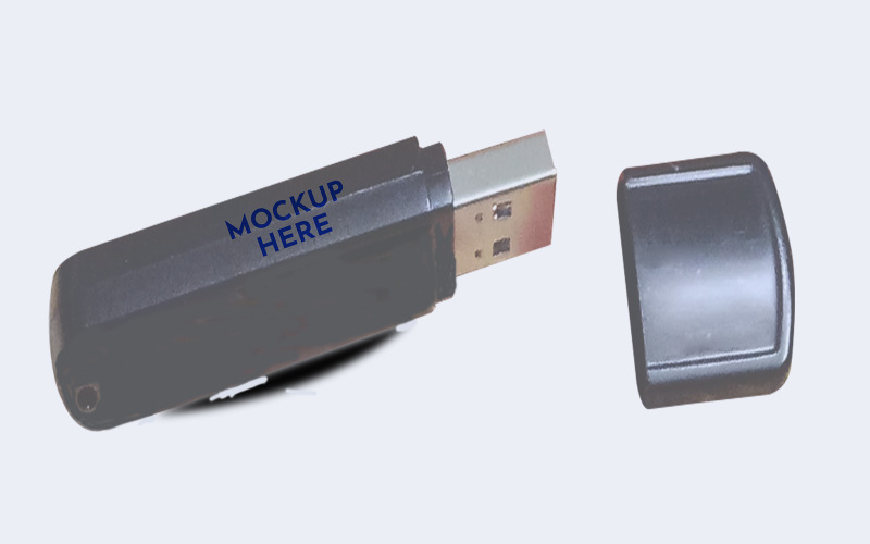 Pendrive Mockup PSD Template Design 49 - TemplateMonster