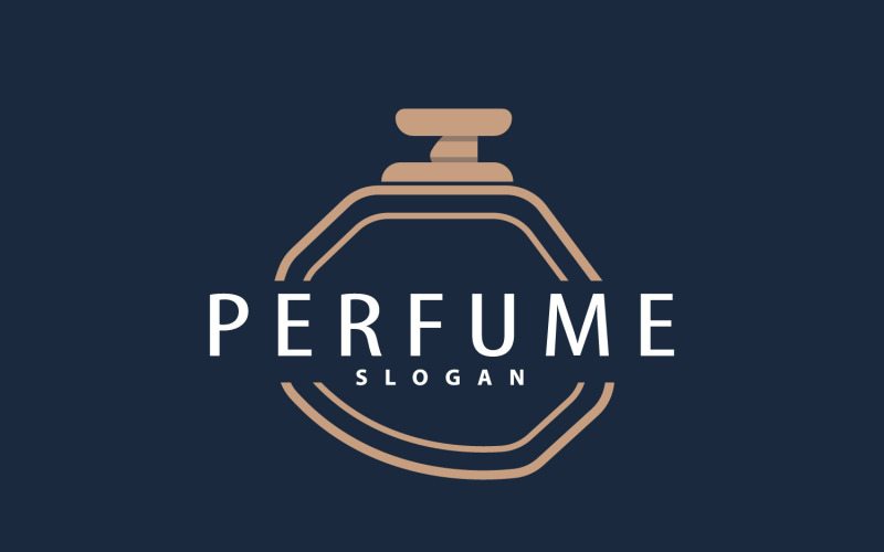 Flacon vaporisateur cosmétique de luxe avec logo de parfum V1