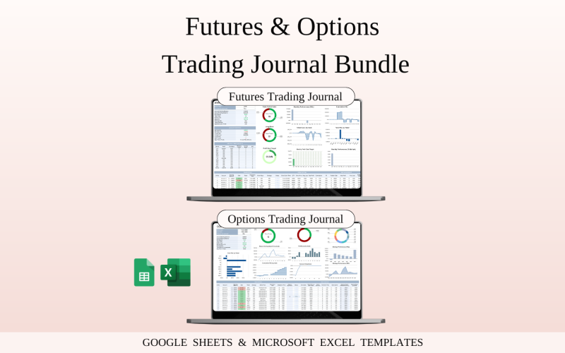 Futures and Options Trading Bundle | Templates Spreadsheet for Google ...