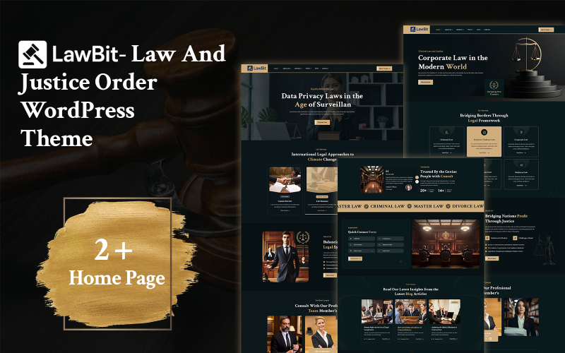 Attornify - Private Law Firm and Attorney WordPress Theme