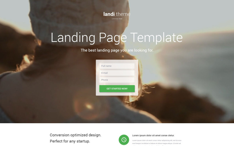 Web Development Responsive Landing Page Template #53378
