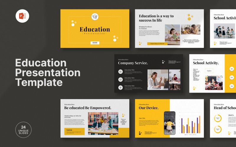 School Education Presentation Template - TemplateMonster