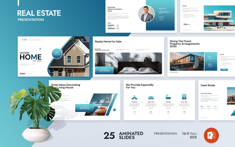 Real Estate Presentation Template Design - TemplateMonster