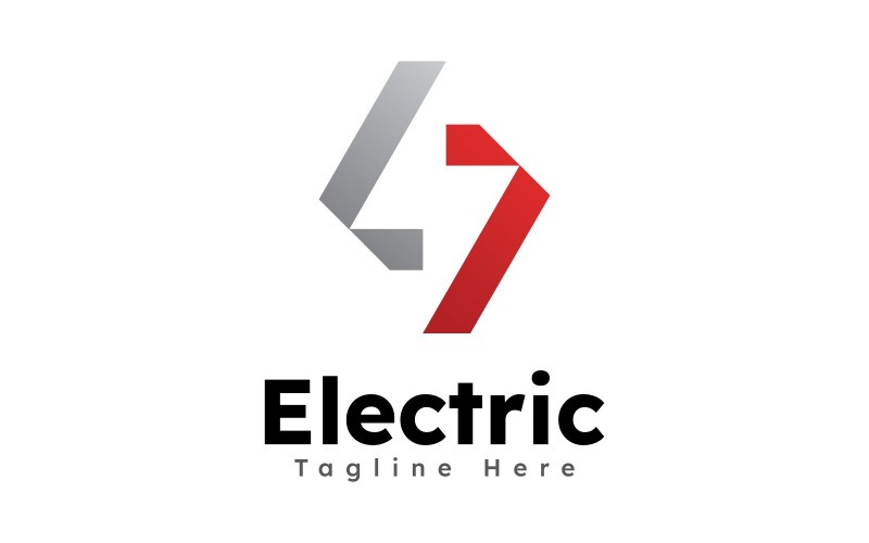 Electric logo icon symbol template design